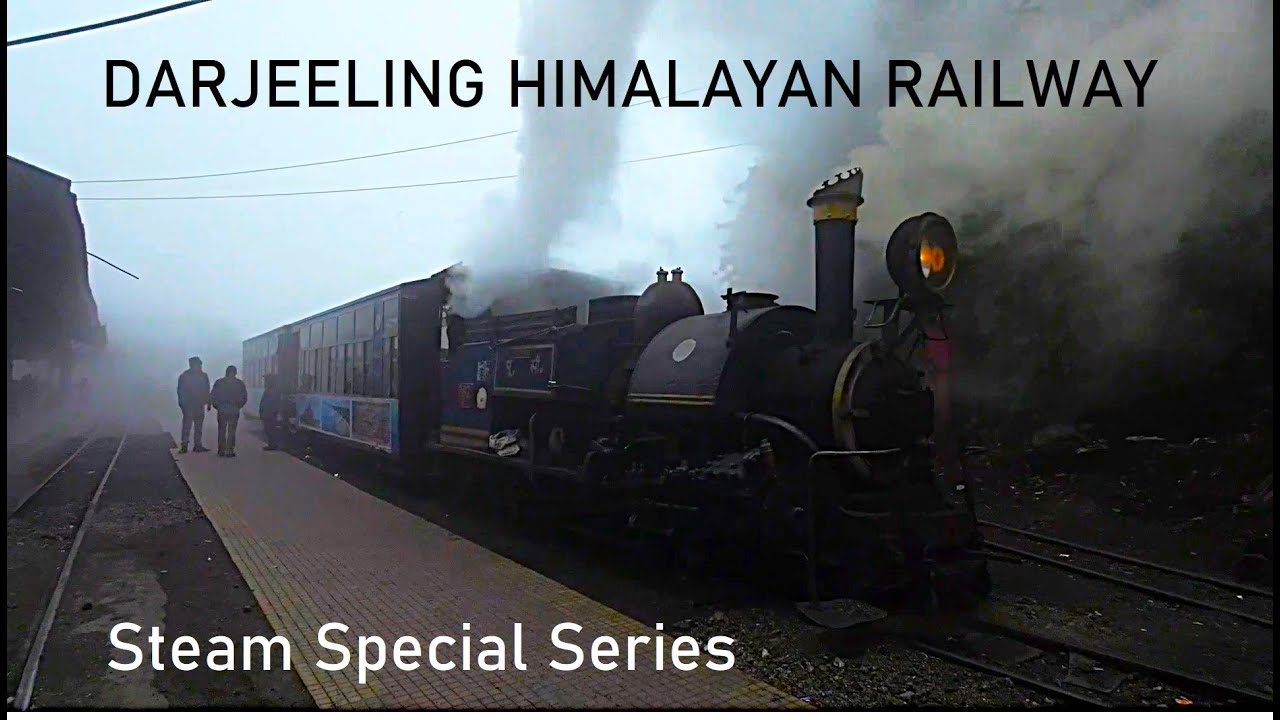 DHR Steam: B-class coal-fired steam loco led train departs from Ghum ...