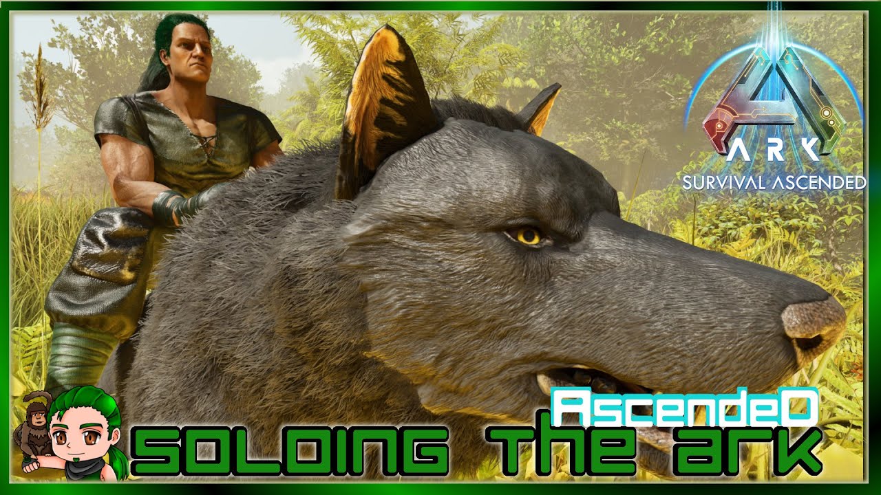 Dire Wolf and Argent Taming! Soloing the Ark Ascended 20 - YouTube