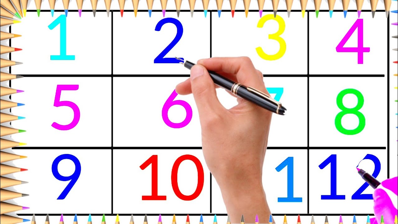 Learn to Counting 1 to 100,123 numbers, one two three, learning for ...