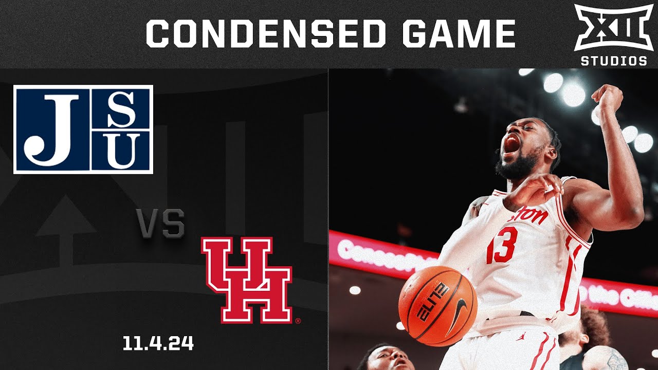 Houston vs Jackson State Condensed Game | 2024-25 Big 12 Men's ...