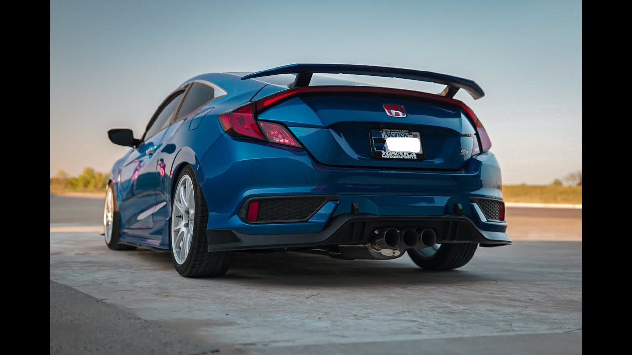 TYPE R DIFFUSER INSTALL! | 10TH GEN CIVIC - YouTube