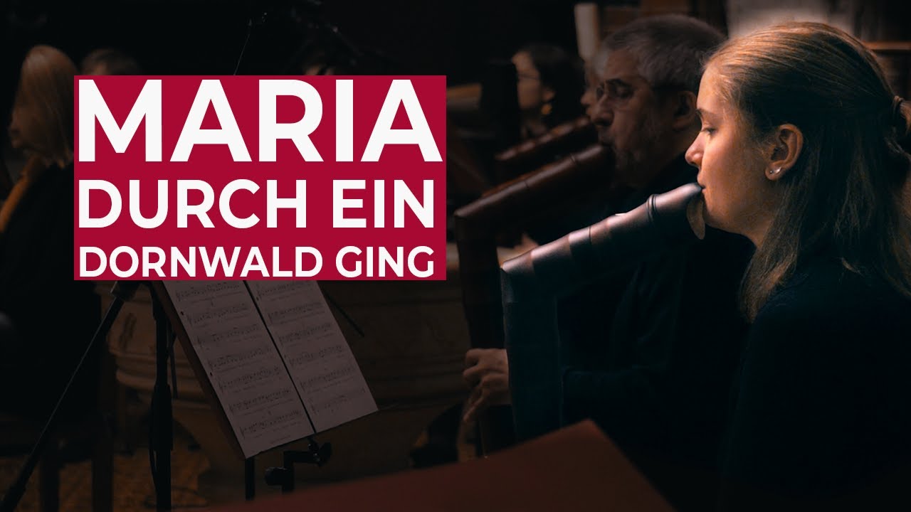 Maria durch ein Dornwald ging - Berliner Blockflöten Orchester - YouTube