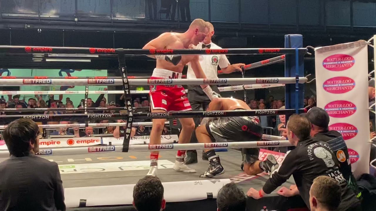 SCENES!! JACK MASSEY BECOMES NEW IBO CRUISERWEIGHT CHAMPION! - YouTube