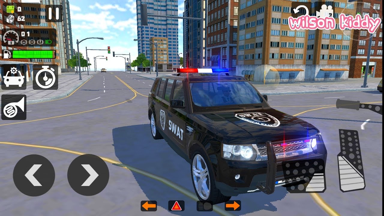 Mobil Polisi Patroli di Kota | Sirene Mobil Polisi |Game Mobil Polisi ...