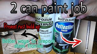 How To Repaint A Classic Steel Frame Using Rustoleum Sp... | Doovi