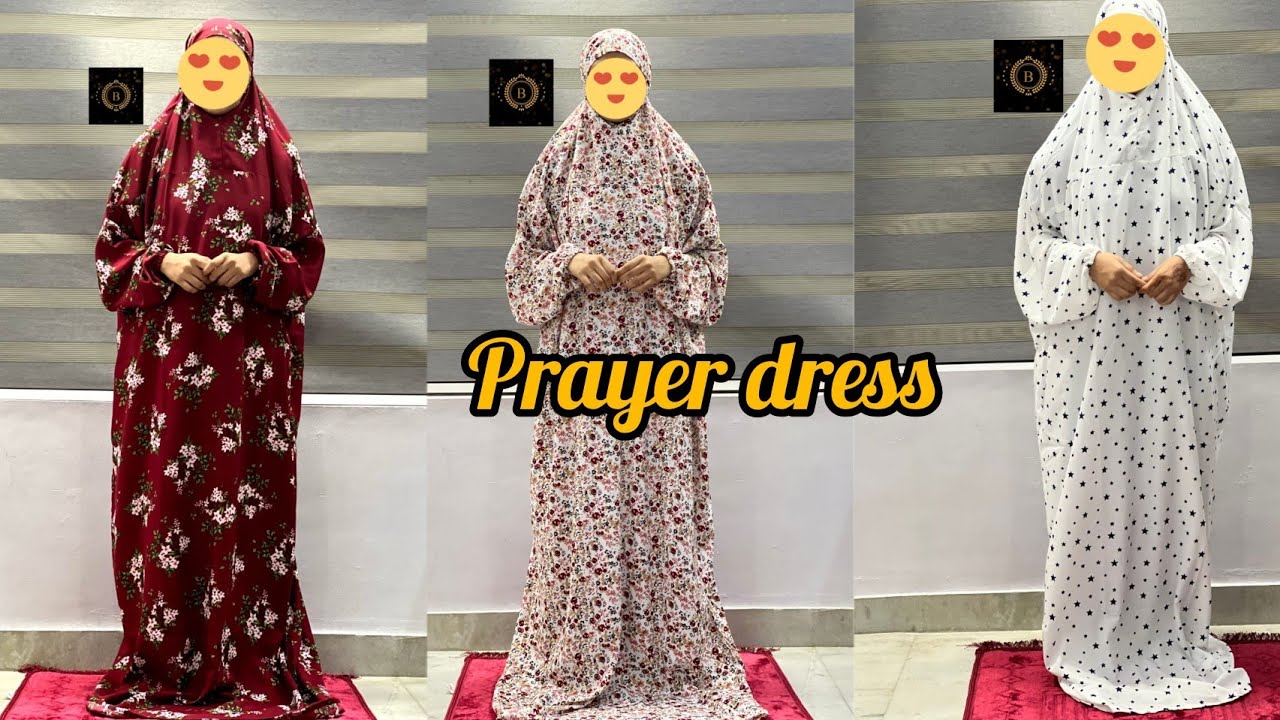 one piece prayer dress /crepe material prayer dress/ new model prayer ...