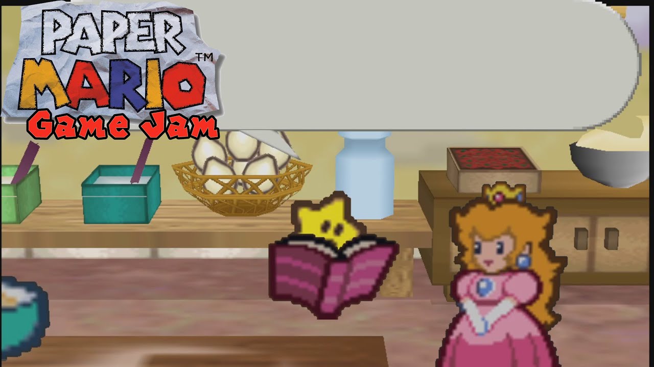Paper Peach: Flour Power Jam Beta (Paper Mario Game Jam) - YouTube