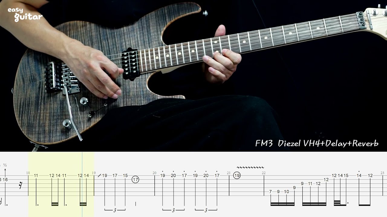 Avenged Sevenfold - Hail To The King Guitar Solo Lesson With Tab Chords ...