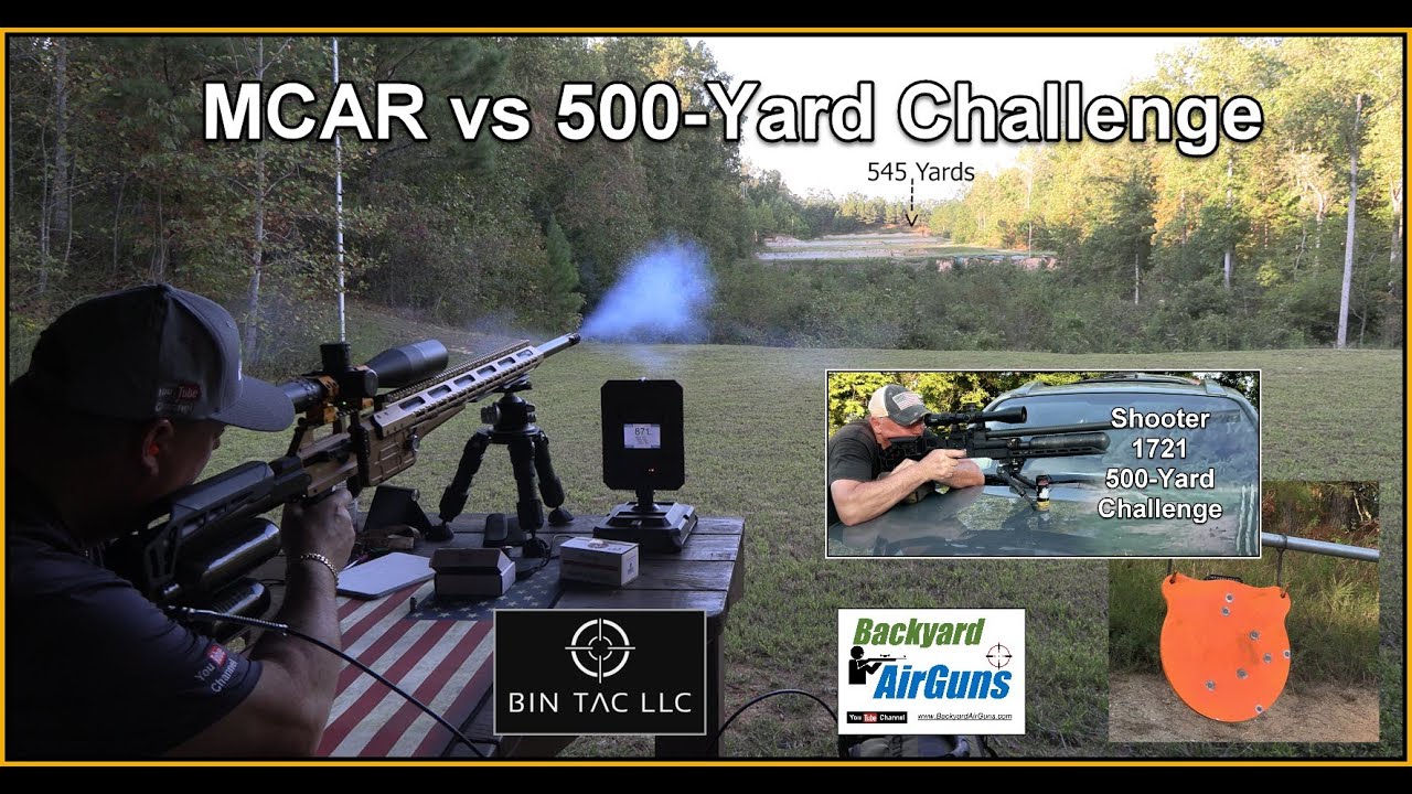BinTac MCAR 457 vs 500-Yard Air Rifle Challenge from Shooter1721 ...