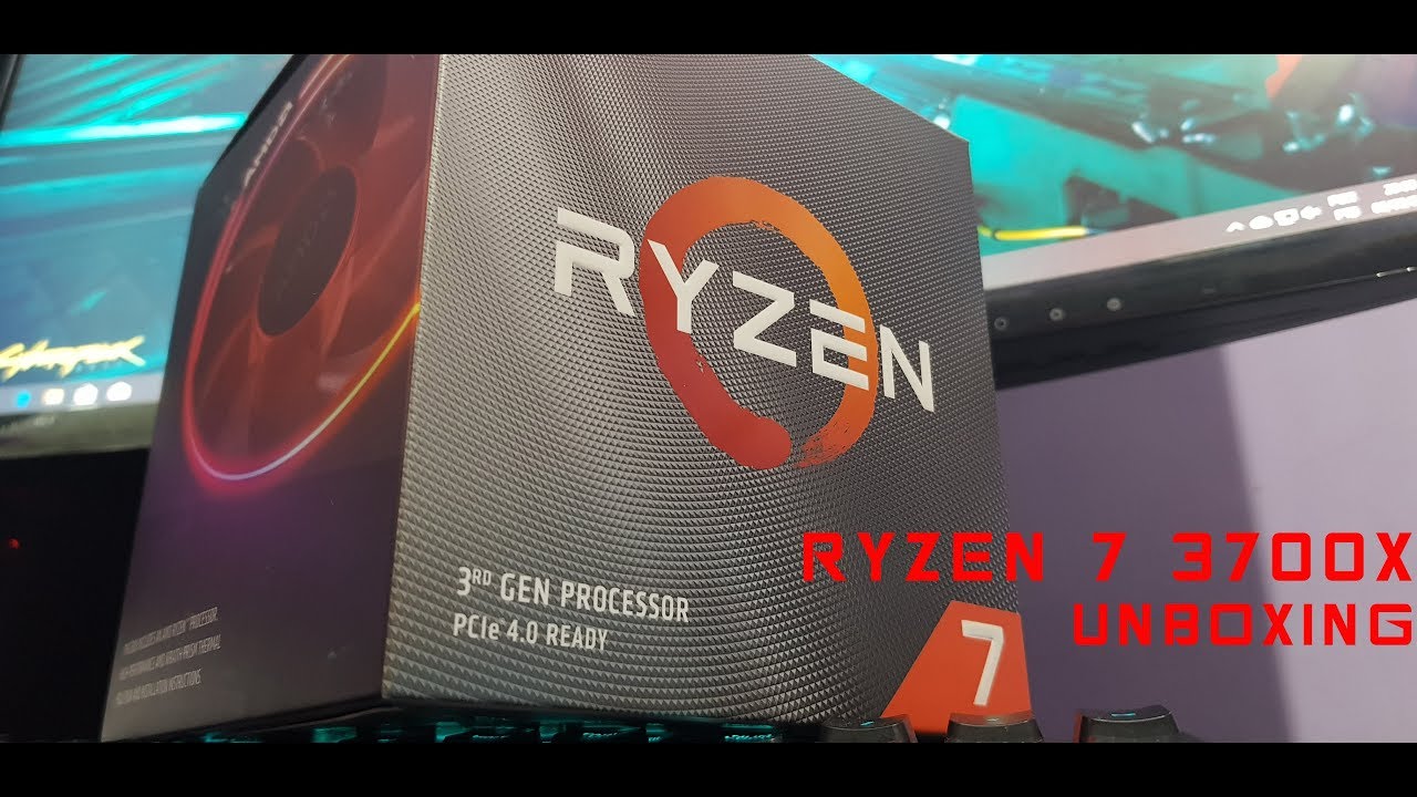 Unboxing AMD Ryzen 7 3700x + Montagem da CPU - YouTube