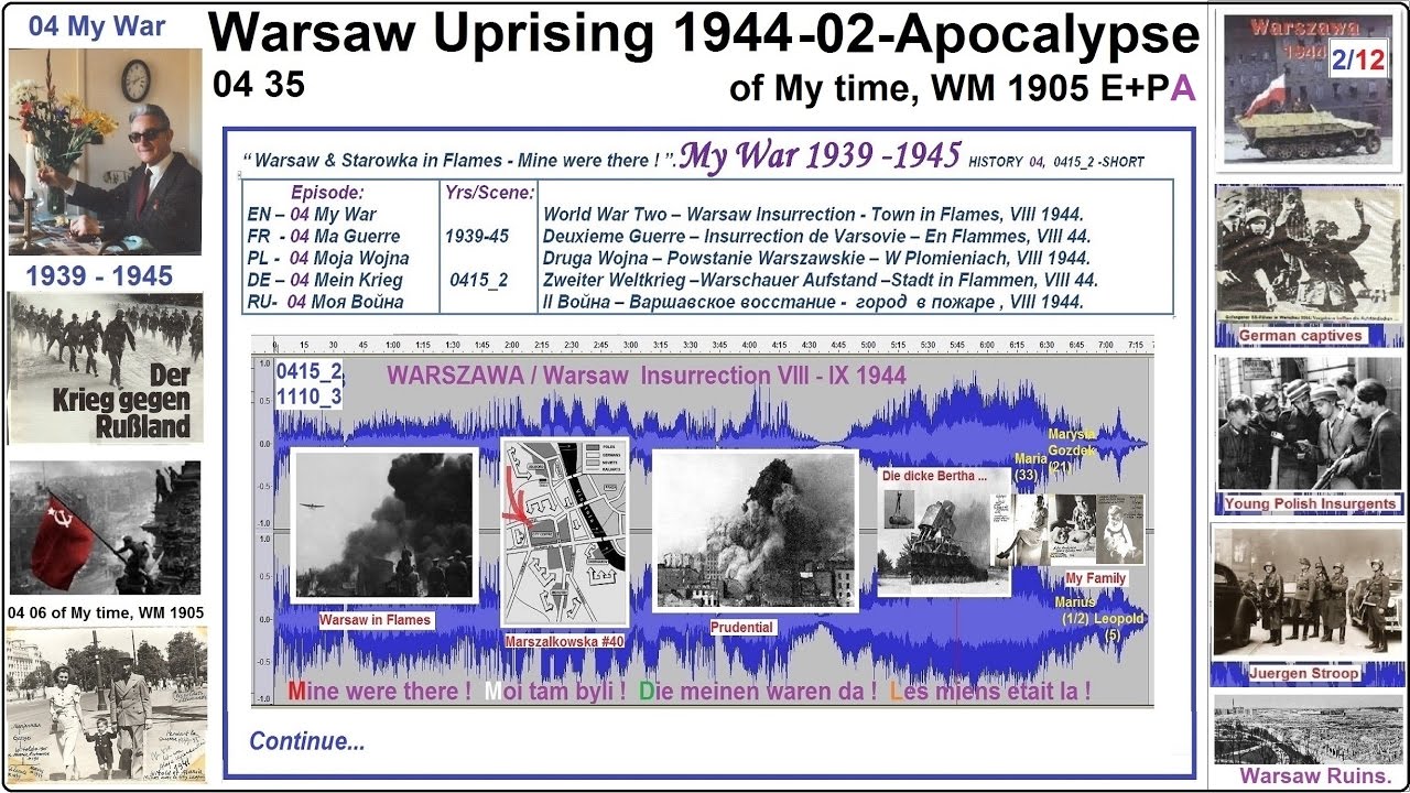 04 35 Warsaw Uprising 1944~02~Apocalypse of My time, WM 1905 E+PA - YouTube