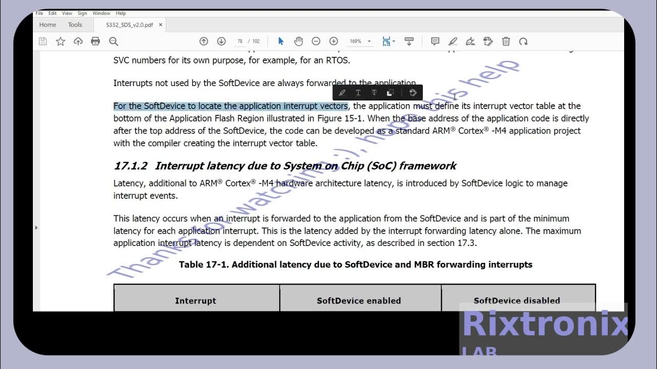 nRF52840 Softdevice Interrupt model P1 - YouTube