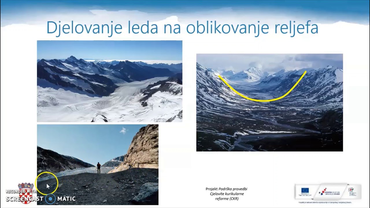 Geografija 5. r OŠ - Utjecaj vode na oblikovanje reljefa - YouTube
