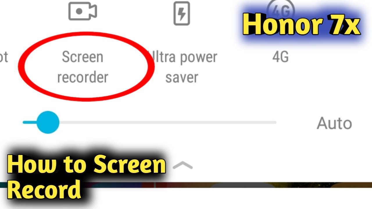 Honor 7X Screen Recording Setting - YouTube