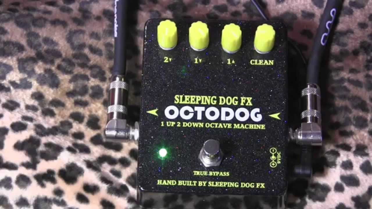 Sleeping Dog FX OCTODOG octave up & down demo with RS Guitarworks Tele ...