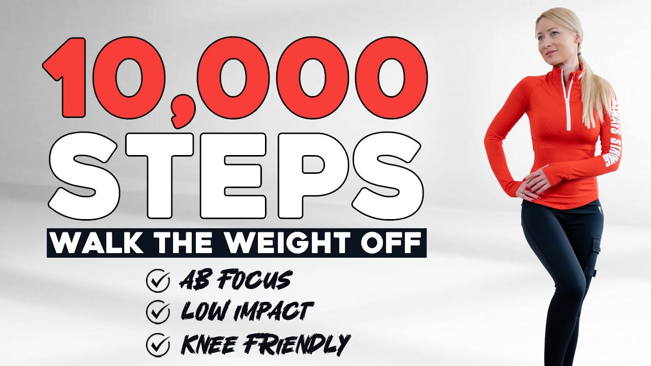 10000 STEPS WALKING WORKOUT ABS FOCUSED | 10K Steps Challenge! 1 Hour ...