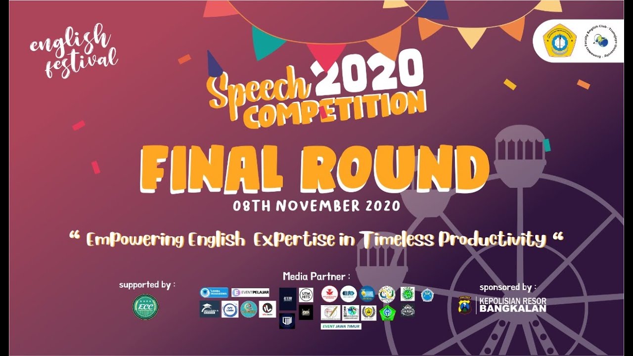 FINAL SPEECH COMPETITION 2020 - YouTube