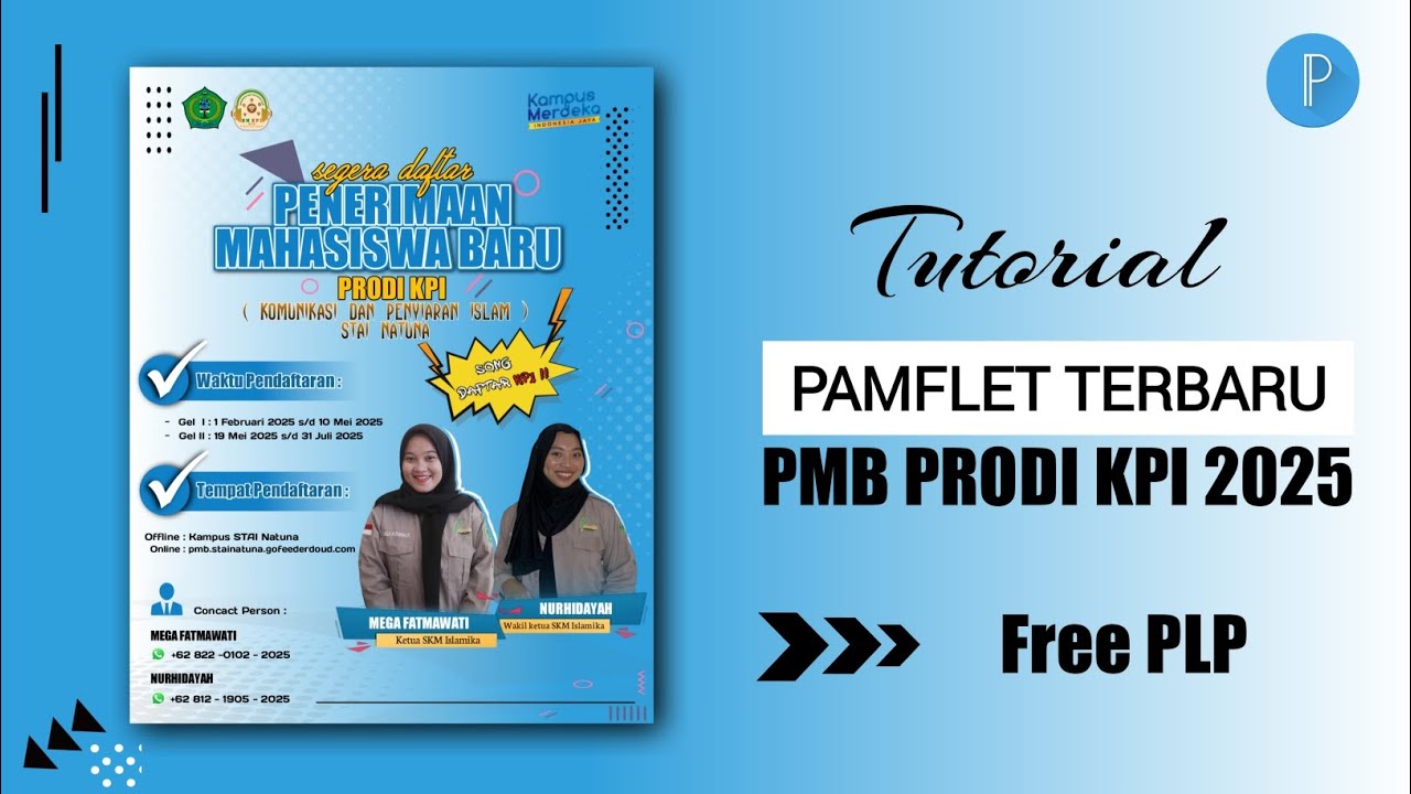 PAMFLET PMB PRODI KPI 2025 | PIXELLAB | FREE PLP ‼️ - YouTube