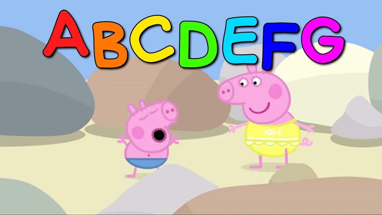 ABC song Peppa Pig - YouTube
