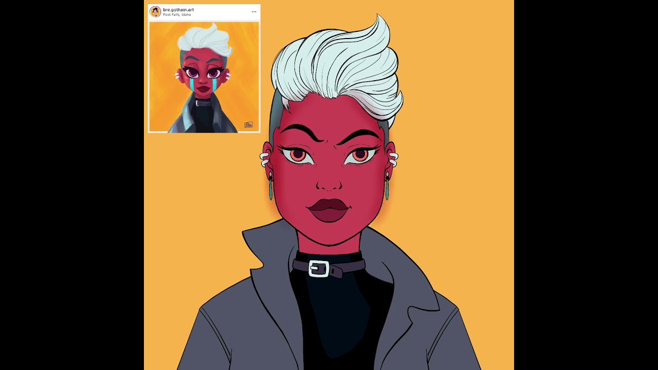 Bre Gotham Art ~ Draw This In Your Style ~ Procreate Digital Painting ...