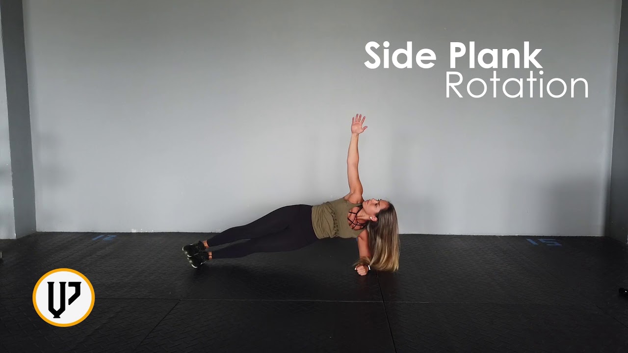 Side Plank Rotation - YouTube