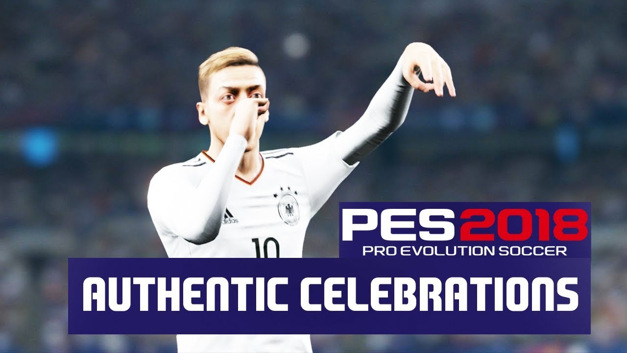 PES 2018 Authentic Celebrations - YouTube