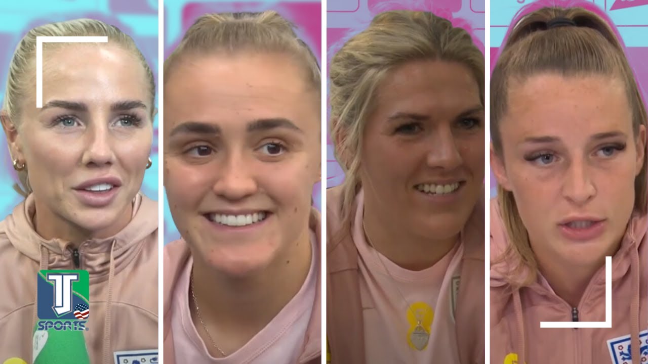 Georgia Stanway, Millie Bright, and Ella Toone TALK about Alex ...