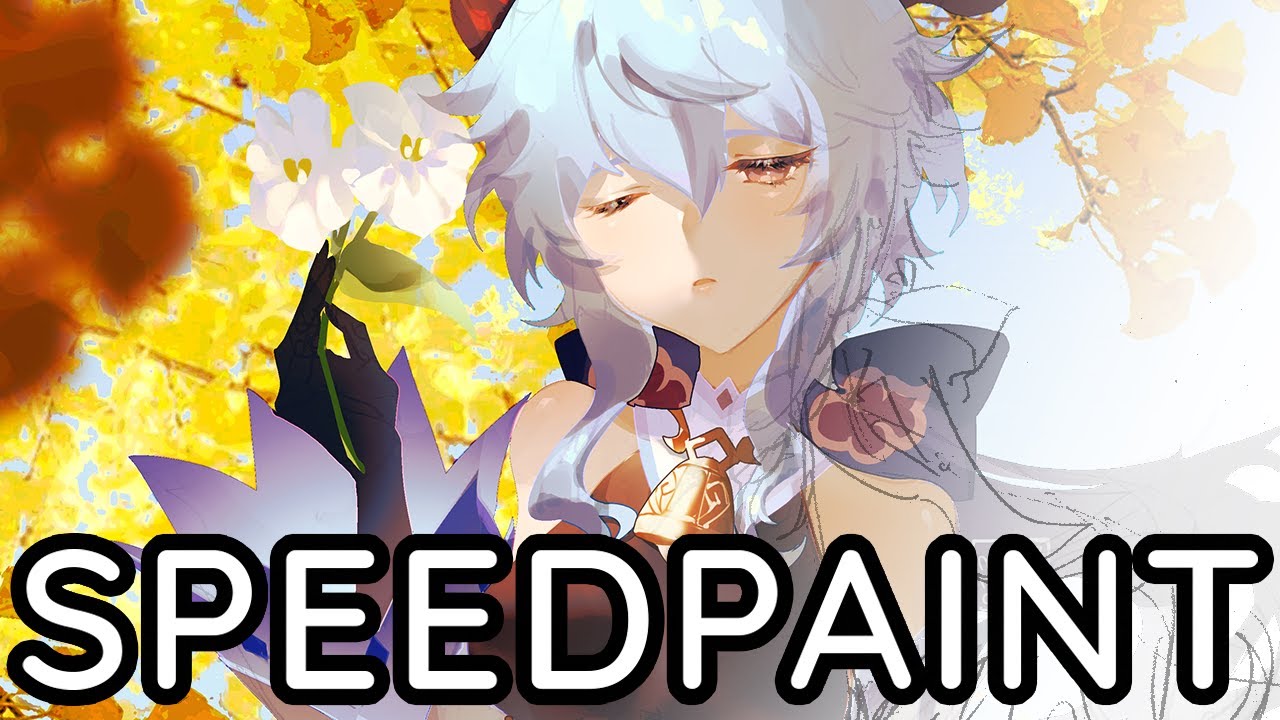 Ganyu Speedpaint - Genshin Impact Painting Process - YouTube