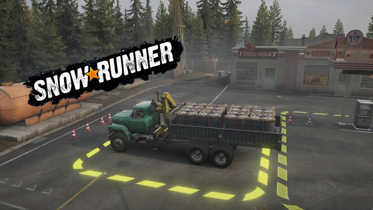 SnowRunner : The Essentials - delivering fuel to the farm #snowrunner ...