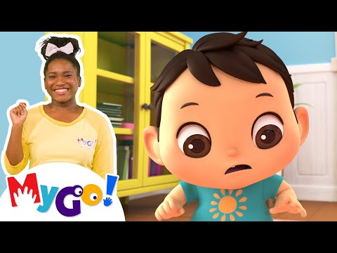 Potty Song - Learn What To Do | Lellobee - Nursery Rhymes | MyGo! Sign Language For Kids | ASL