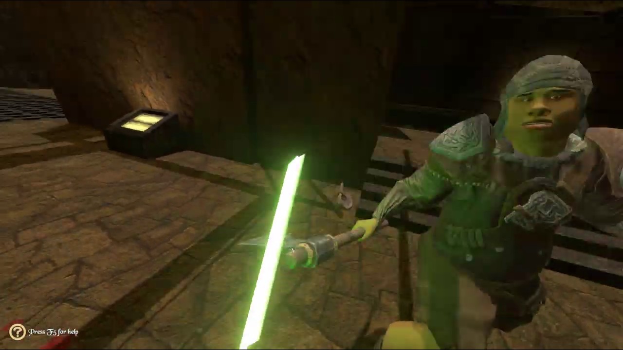 LUKE ESCAPES THE RANCOR PIT - YouTube