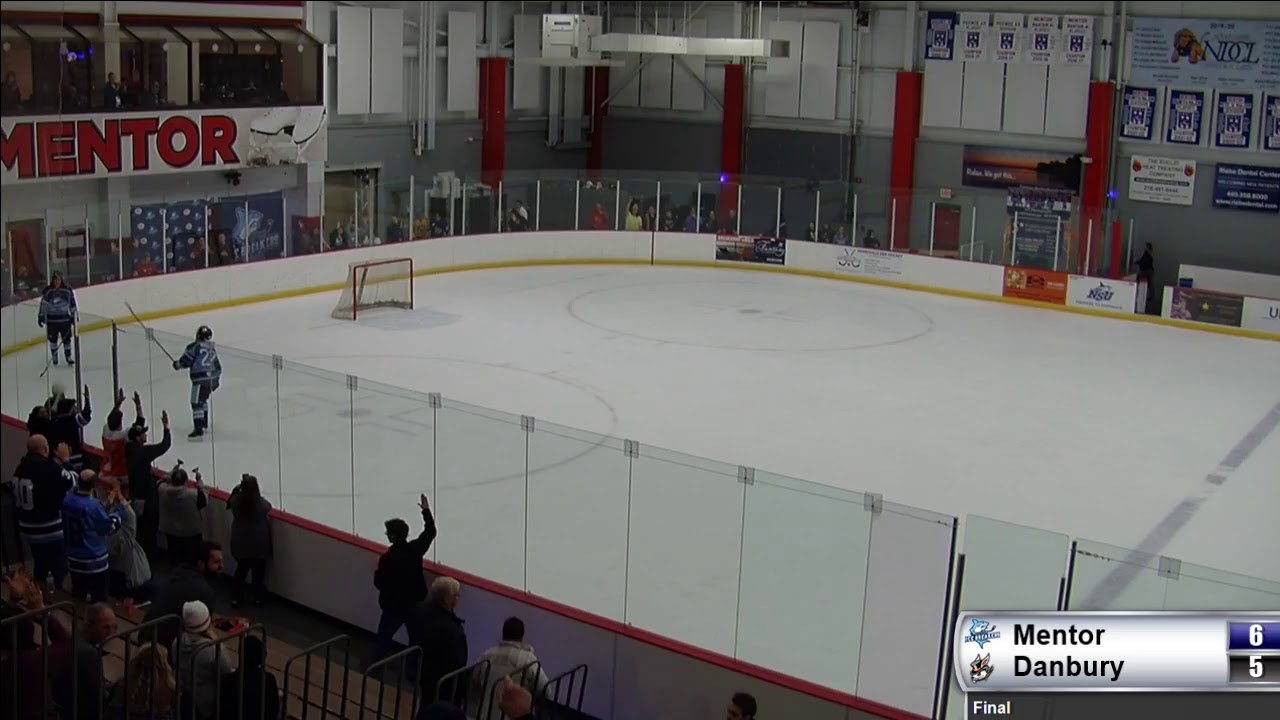 Mentor Ice Breakers vs. Danbury Hat Tricks 12-26-19 - YouTube