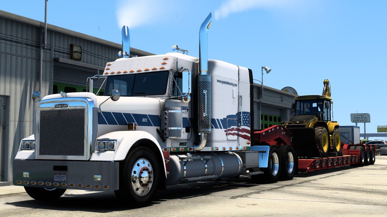 Freightliner Classic XL | Mods | 1.41 American Truck Simulator Gameplay ...