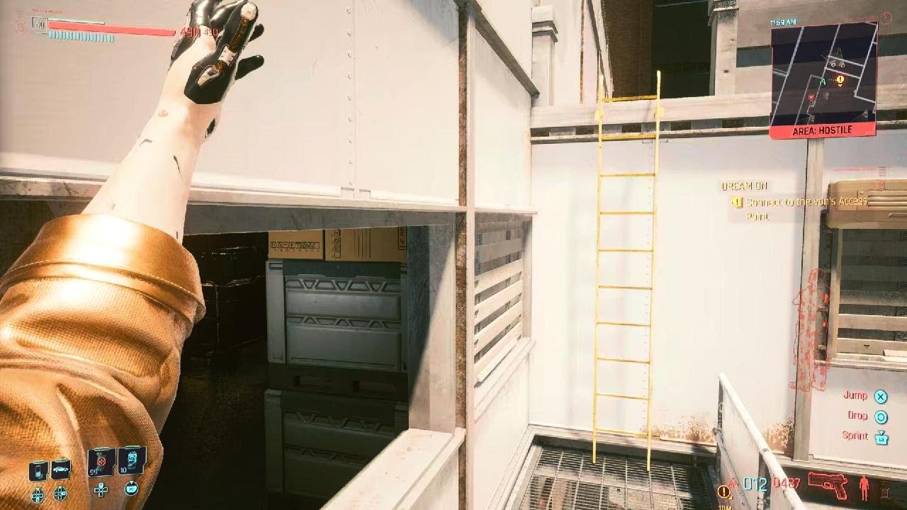 Cyberpunk 2077 - Magnet Ladder - YouTube