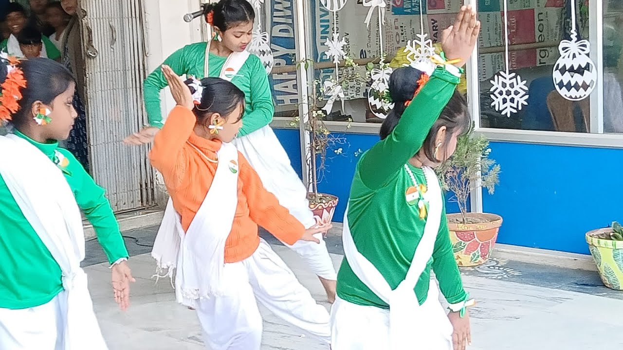 Republic Day function in my school🇮🇳🇮🇳(Republic day Dance part-2) #bengalisong#Republic day ...