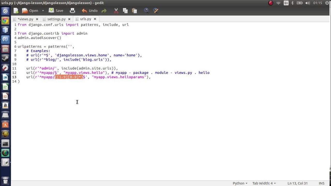 Python 21 - Django - View With Parameters - YouTube