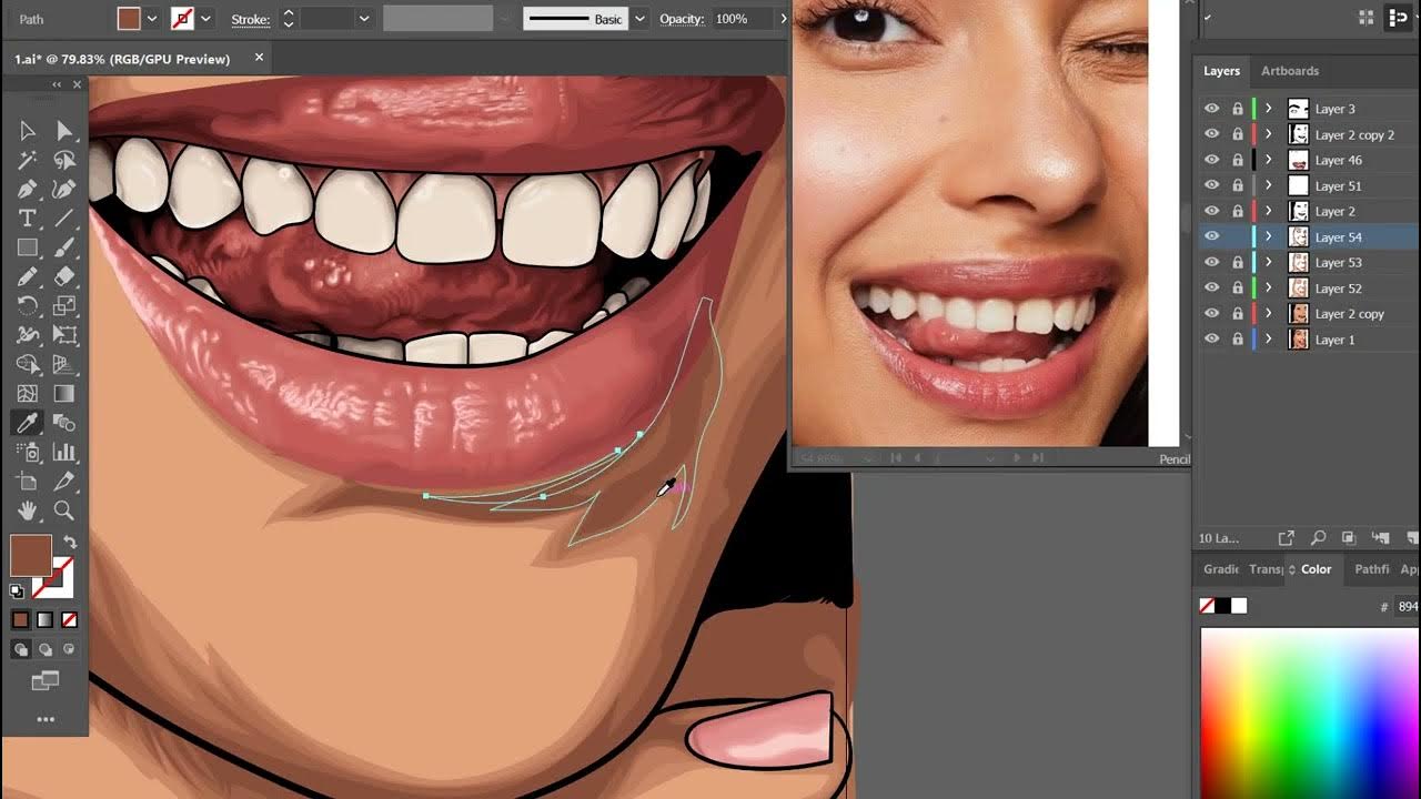 How to draw Vector Art | SPEEDART | Adobe illustrator - YouTube