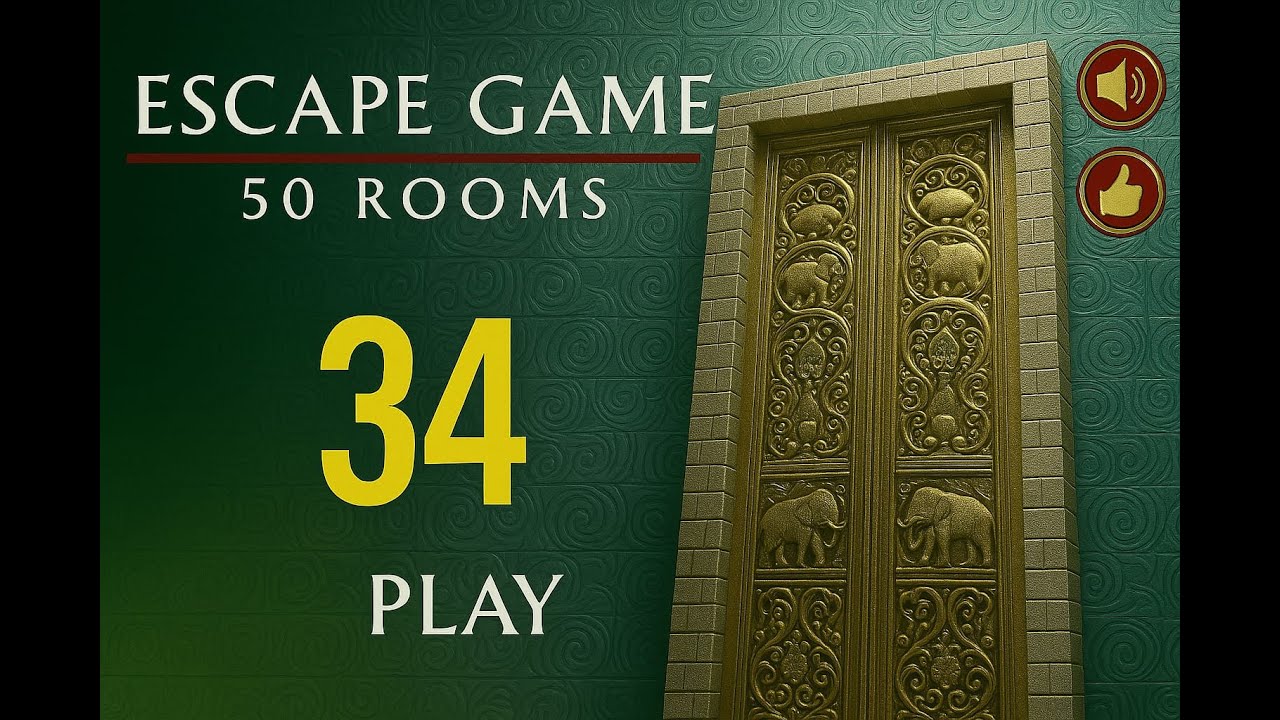 Escape Game 50 Rooms! Room 34 walkthrough - YouTube