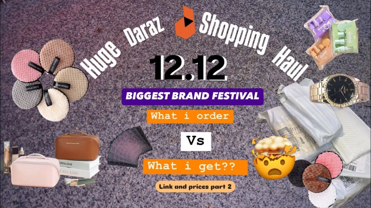 Daraz 12.12 sale | My Daraz shopping haul 2024 part 2 - YouTube