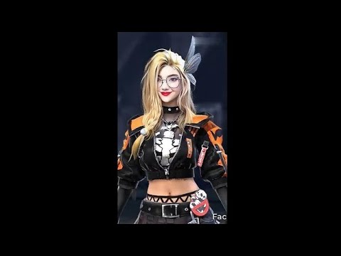 FREE FIRE CHARACTER FACE EDITING || FREE FIRE STATUS ||Character cute ...