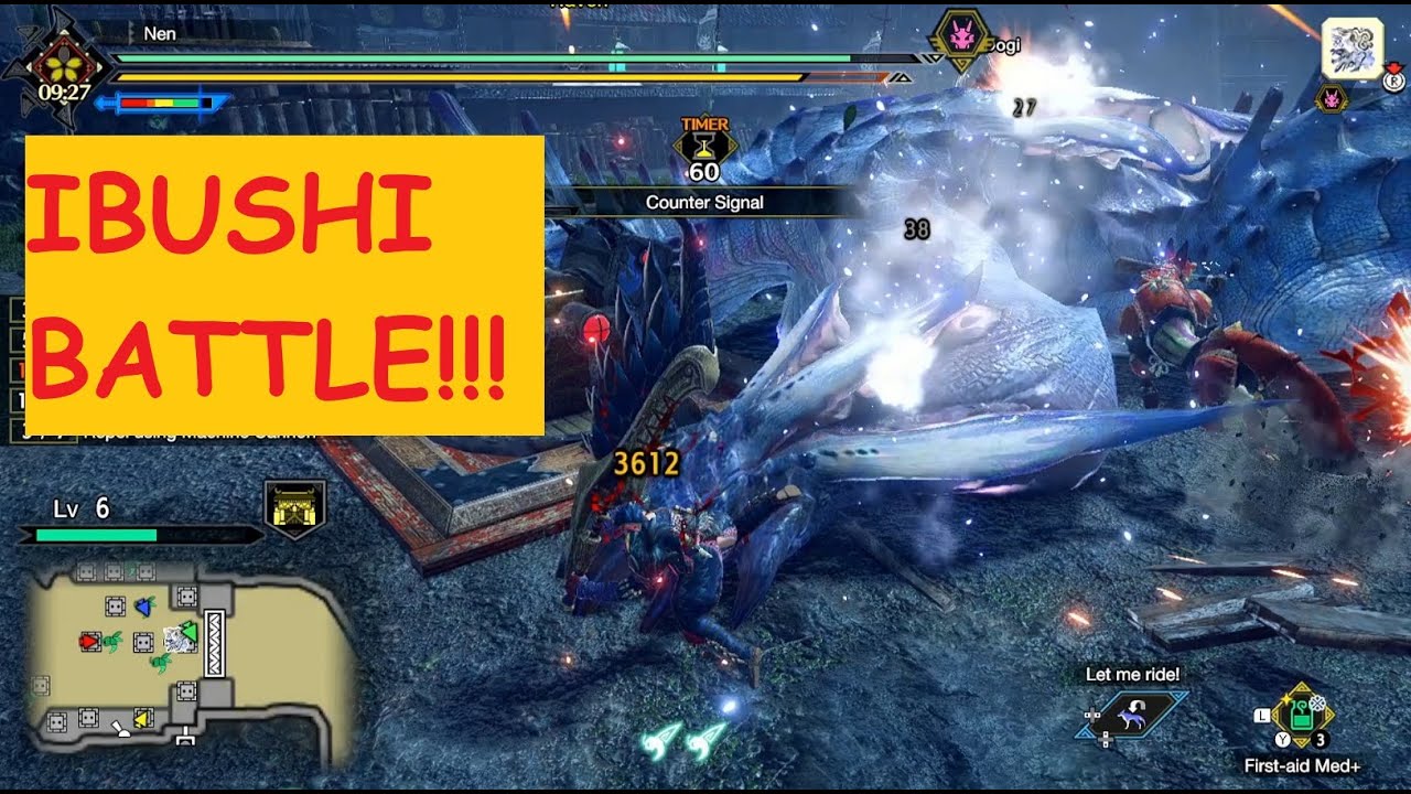 Monster Hunter Rise Gameplay | WIND SERPENT IBUSHI BATTLE - YouTube