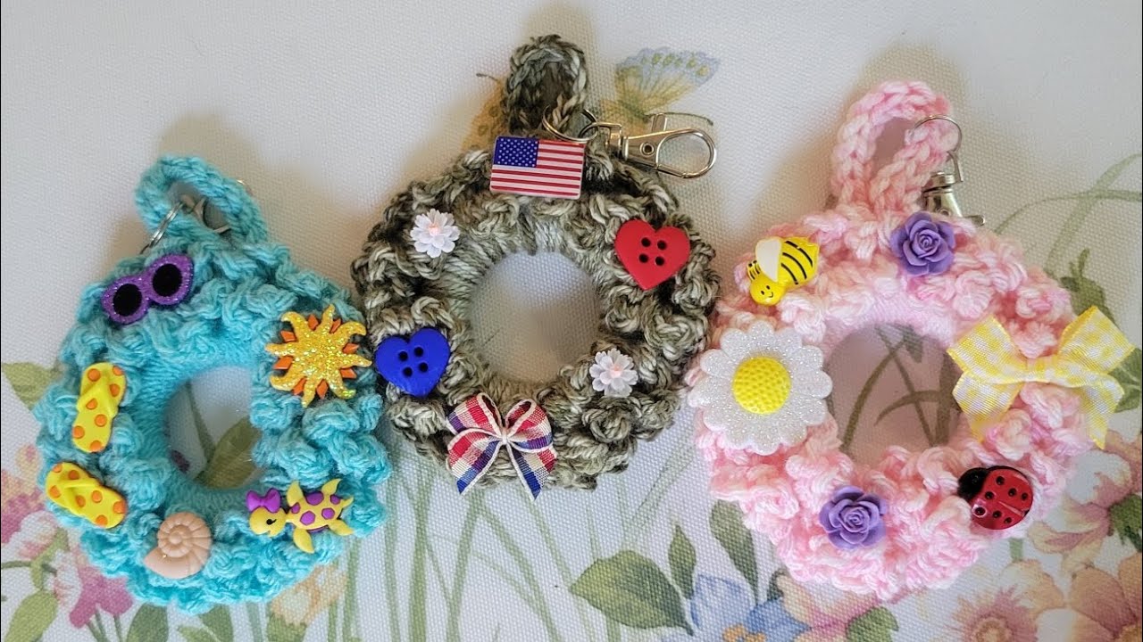 Crochet Tutorial - Mini Mini-Wreath Pattern Easy Level ...