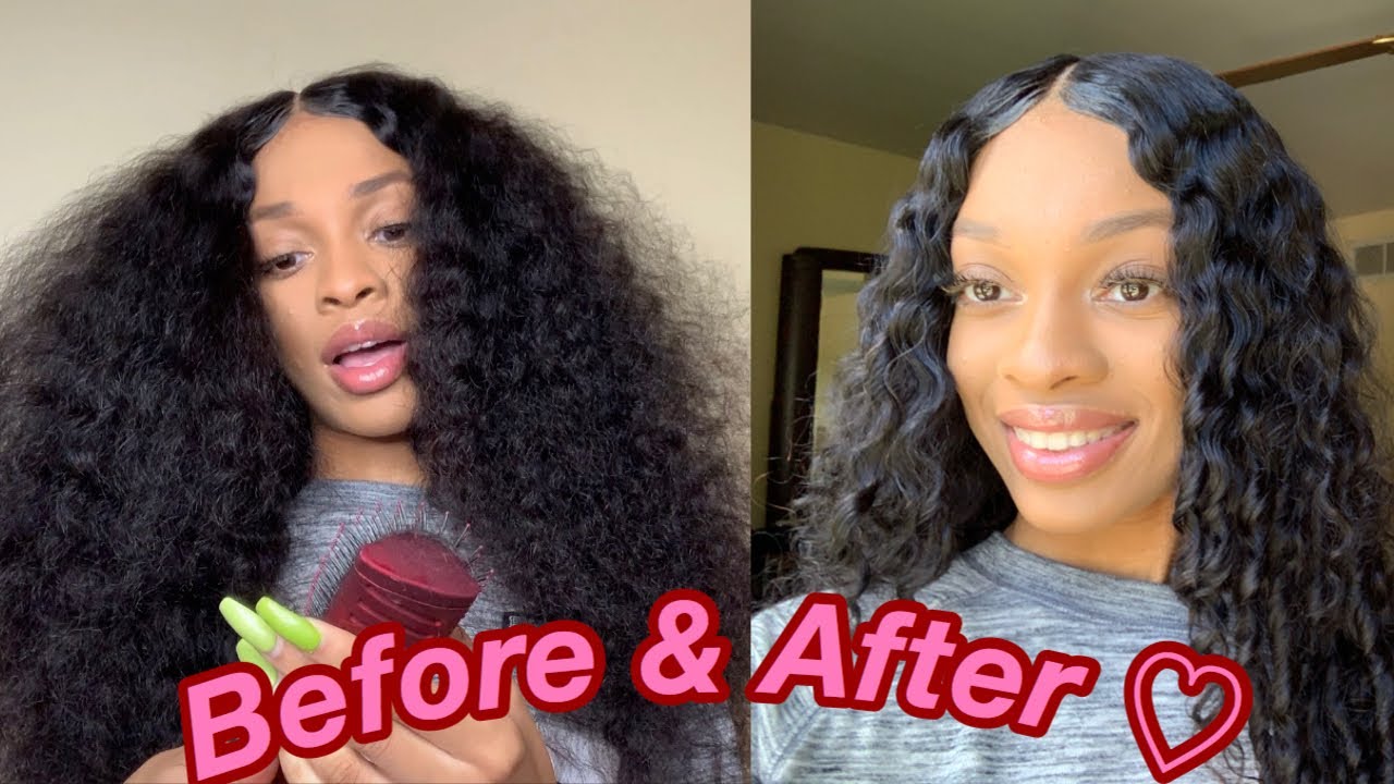 Curly Routine | Ali Pearl Hair Deep Wave - YouTube