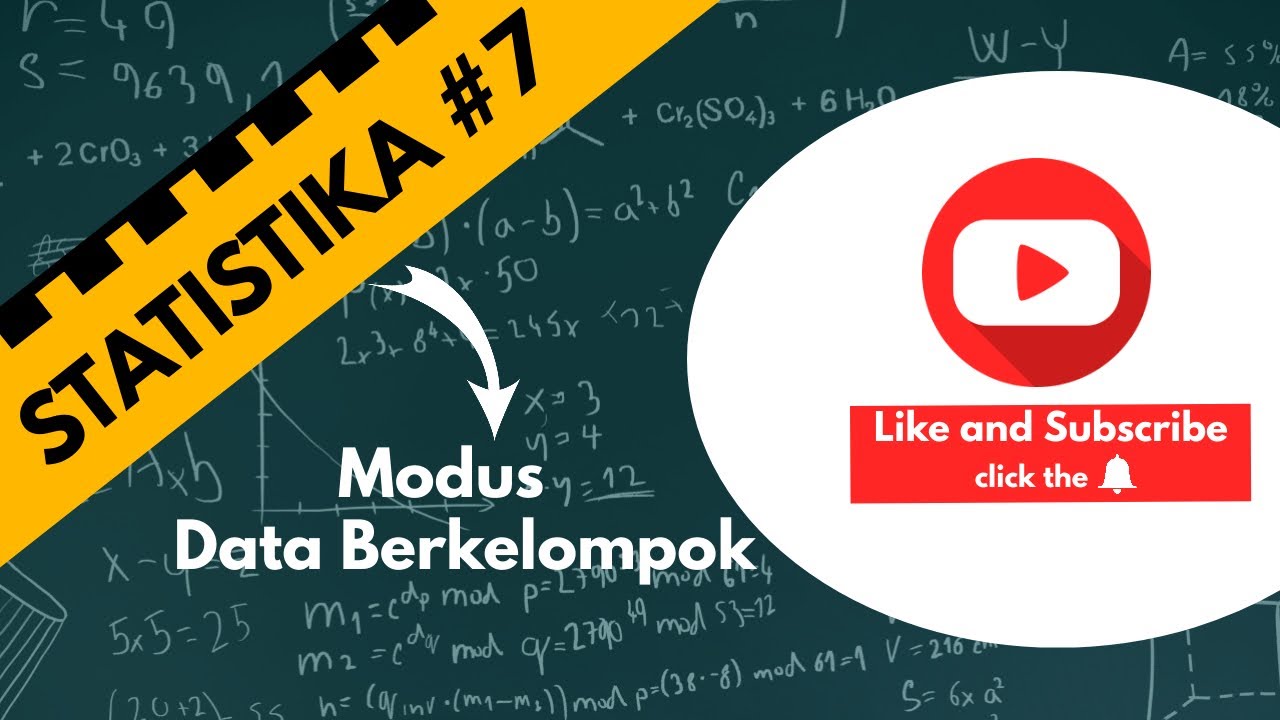 Materi Matematika Wajib Statistika #7 : " Modus Data Berkelompok ...