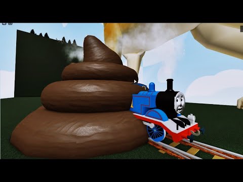 THOMAS AND FRIENDS Crashes Surprises - Thomas Funny Falls into the Poop ...