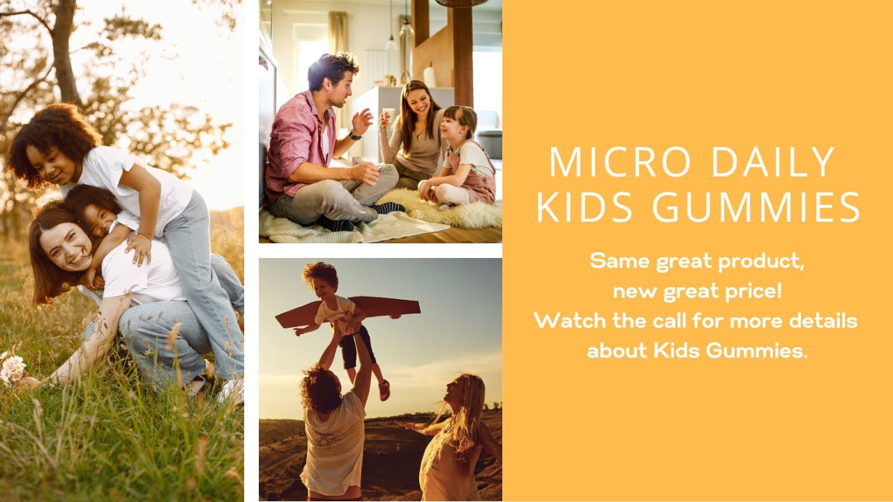 Micro Daily Kids Gummies Promotional Launch - YouTube