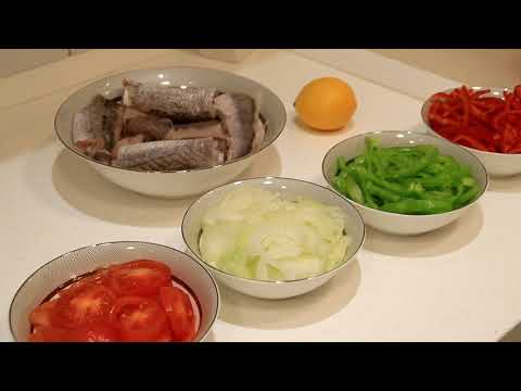 Balıq buğlaması .Lezzetli ve tez hazır olan yemek.Balık buğlama .Как приготовить рыбу на пару