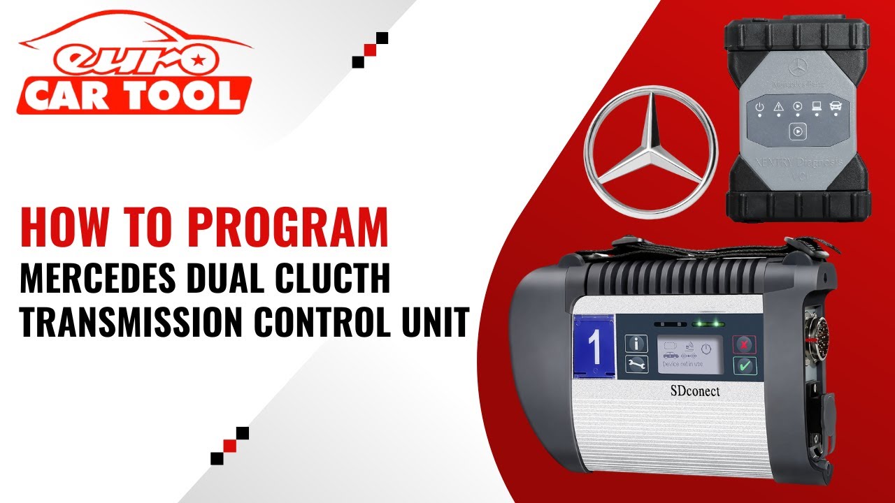 How To Program MERCEDES Dual Clucth Transmission Control Unit ...