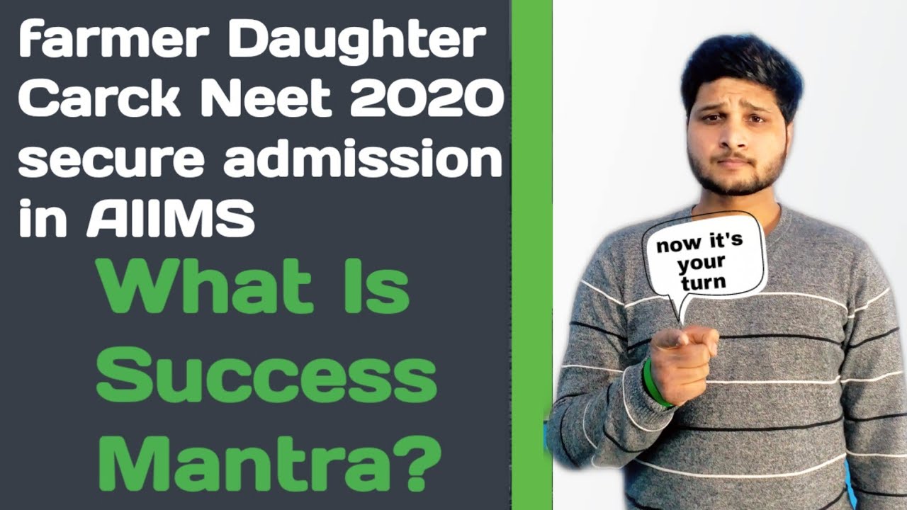 Cracked NEET in second attempt to secure admission in AIIMS ||Charul ...