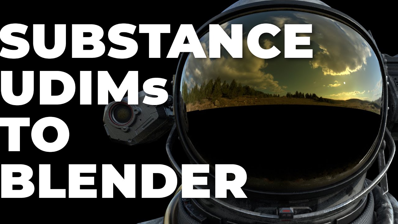 [TUT] Substance Painter UDIM Workflow back to Blender - YouTube